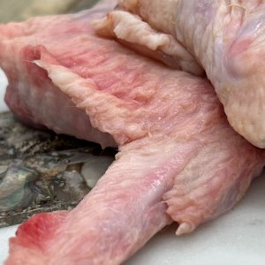 clean chicken wing bones